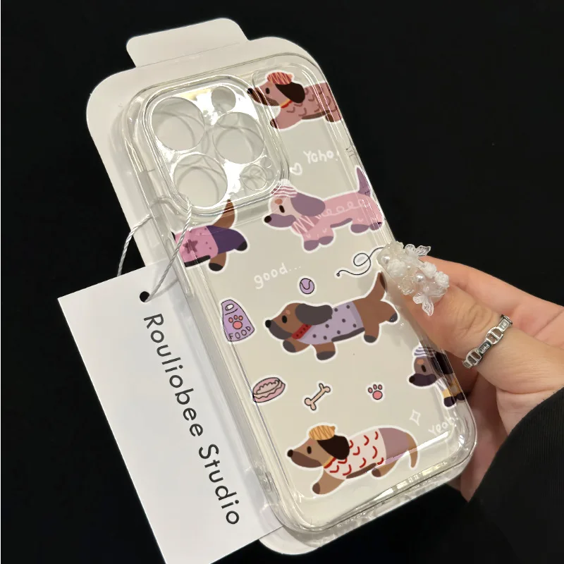 Row-sausage-dog-graphic-phone-case-for-iPhone-15-14-13-12-11-x-XR-Xs.jpg