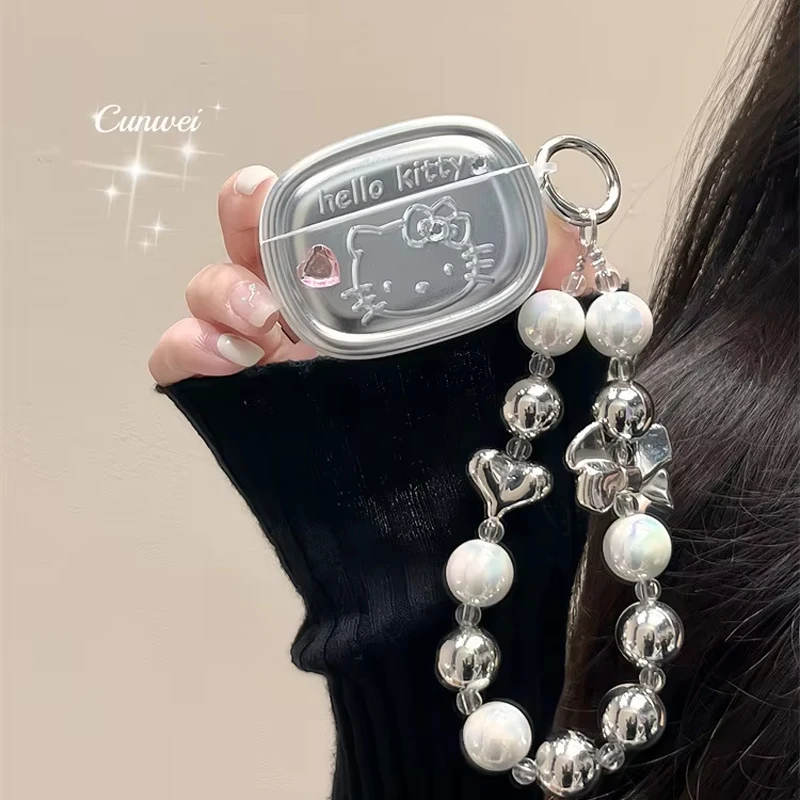 Hello-Kitty-For-Airpods-Case-electroplating-Cartoon-Protective-Earphone ...