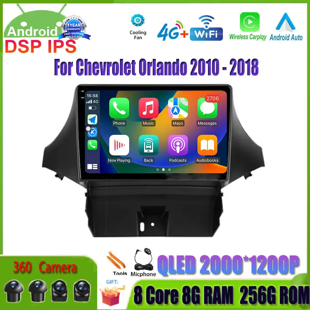 Android-14-For-Chevrolet-Orlando-2010-2018-DSP-DVR-4g-WIFI-Autoradio ...