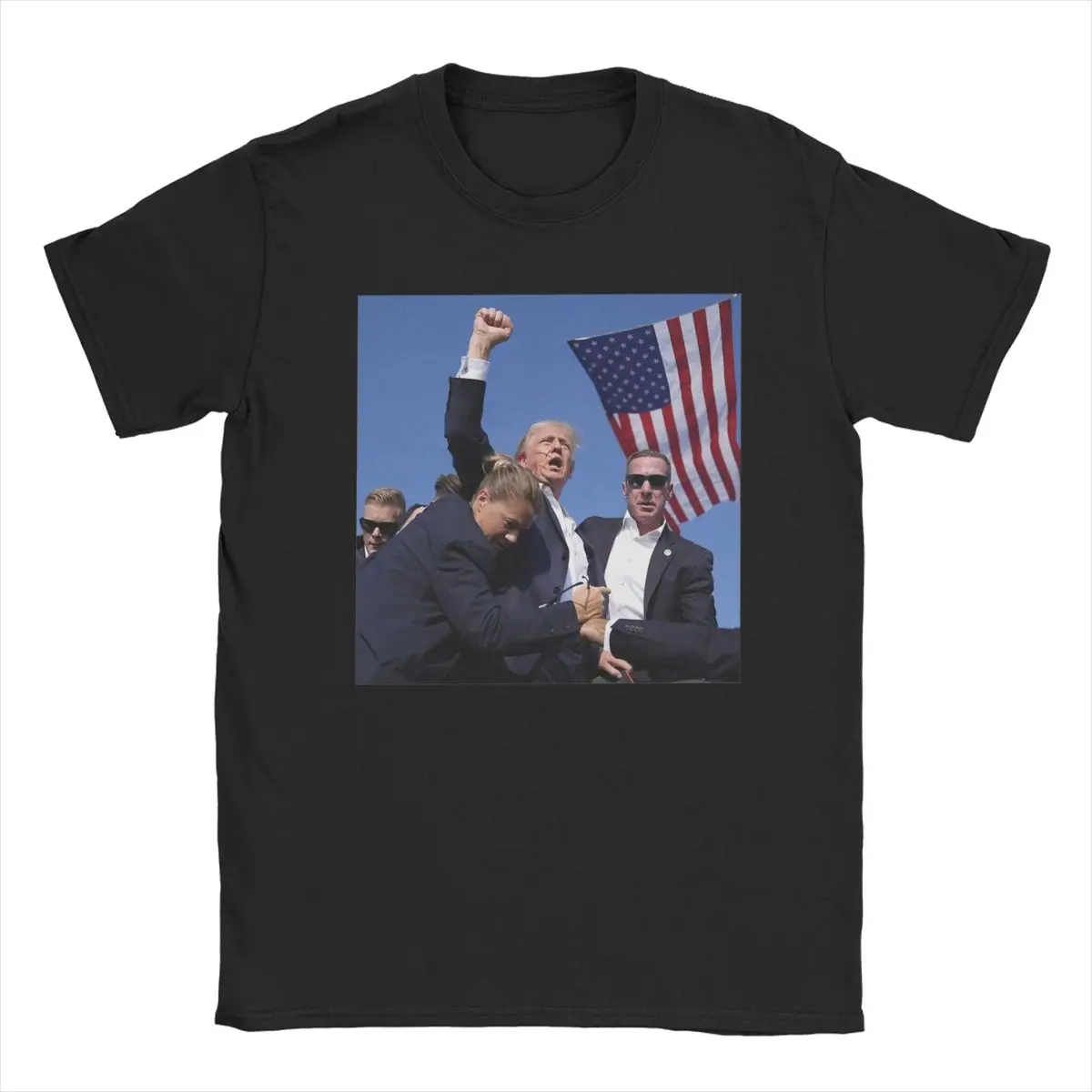 Trump-Fight-Stands-Strong-T-Shirts-Men-s-Pure-Cotton-T-Shirts-O-Neck ...
