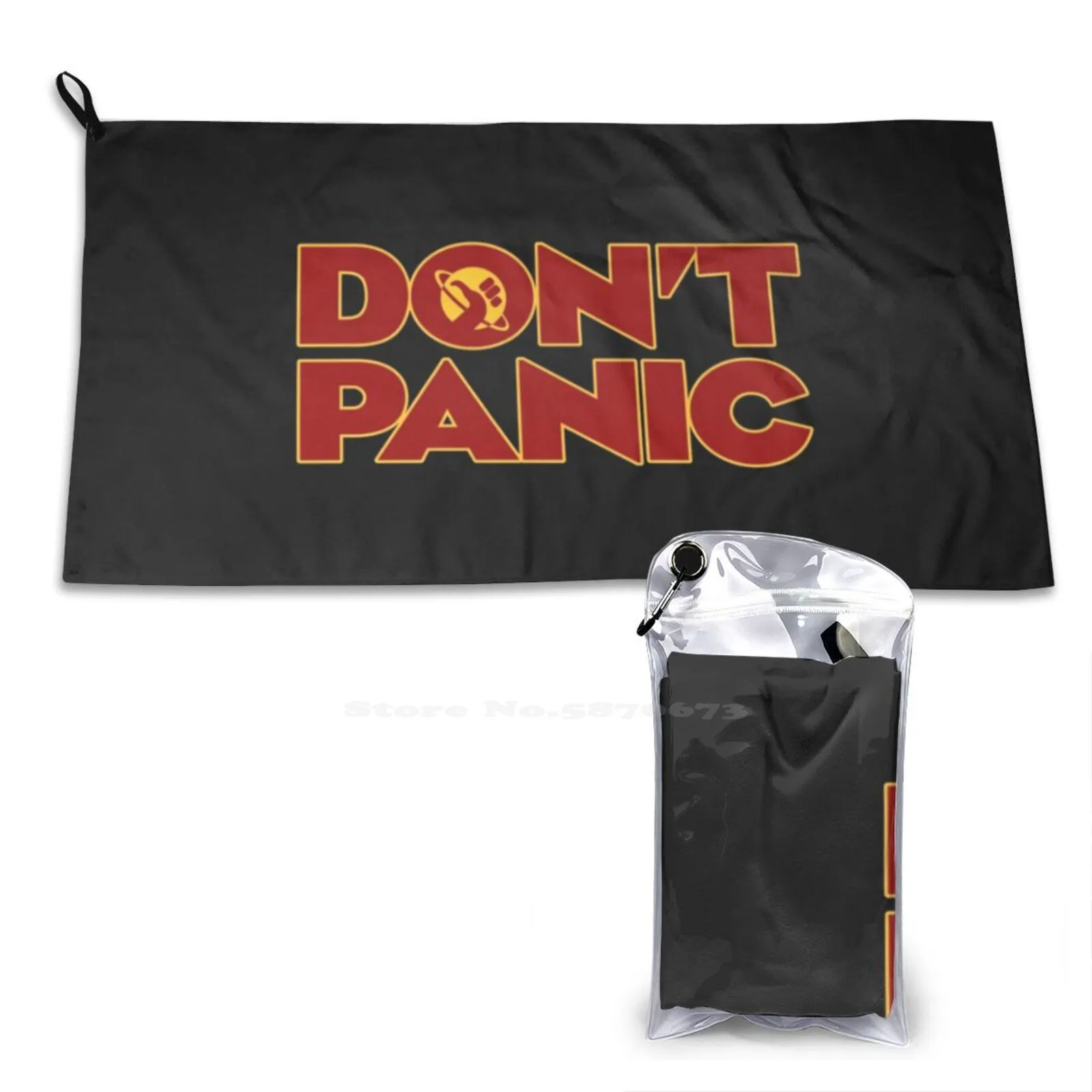 Hitchhikers-Guide-To-The-Galaxy-Print-Washcloth-Face-Soft-Towel-Book ...