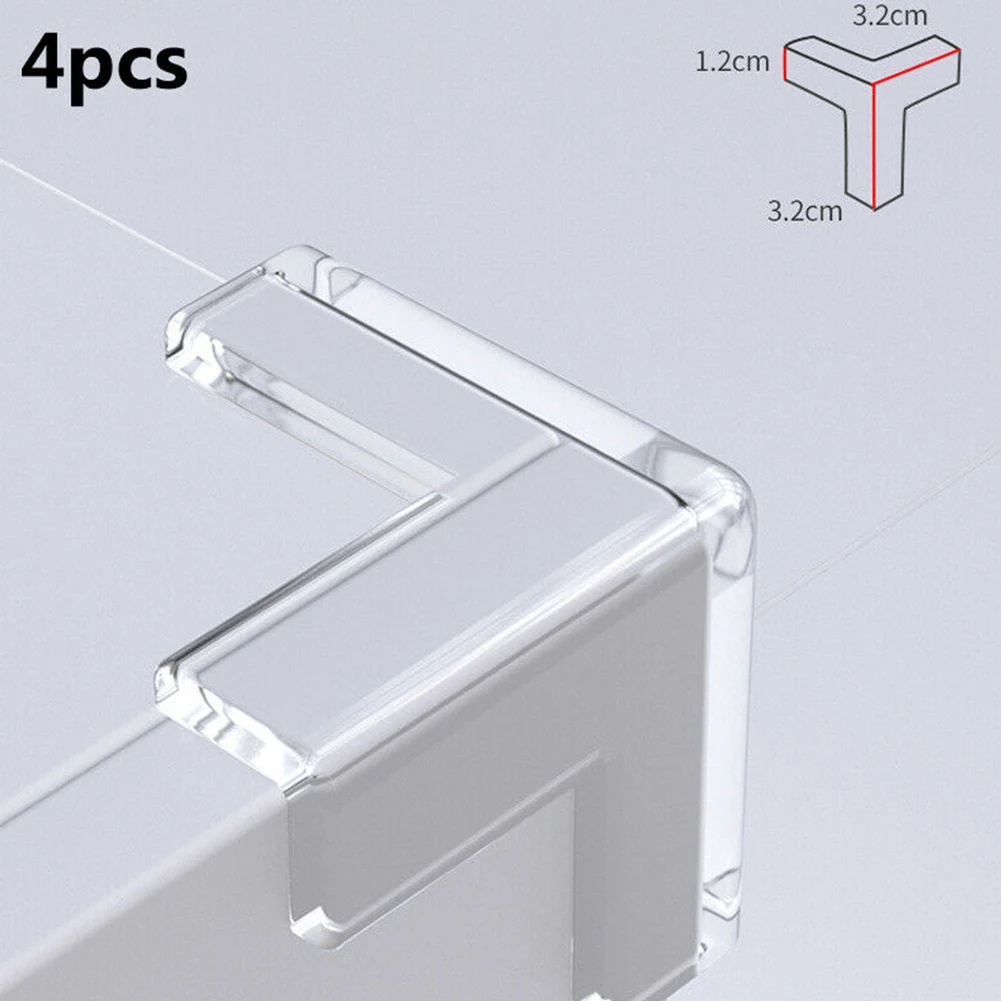 4pcs-Child-Baby-Table-Corner-Edge-Protectors-Clear-Rubber-Furniture ...