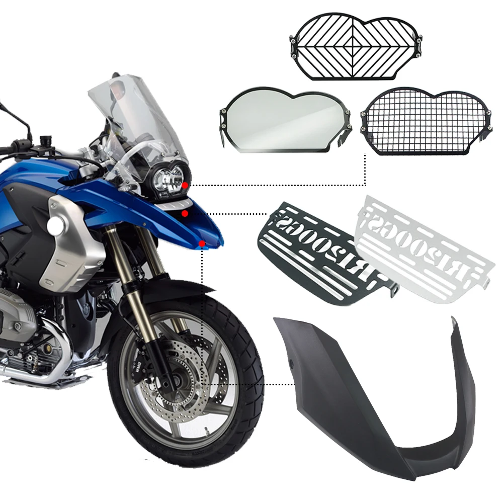 For-BMW-R-1200-GS-ADV-Oil-COOLED-Motorcycle-Radiator-Grille-Headlight ...