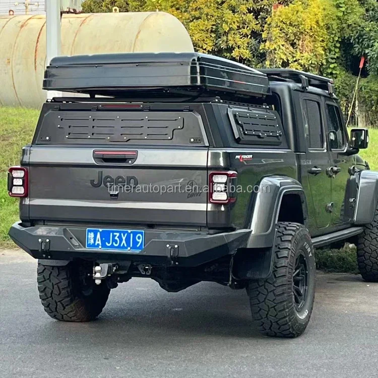 2023-Jeep-Gladiator-Steel-Waterproof-Offroad-Camper-Shell-Topper-Pickup ...