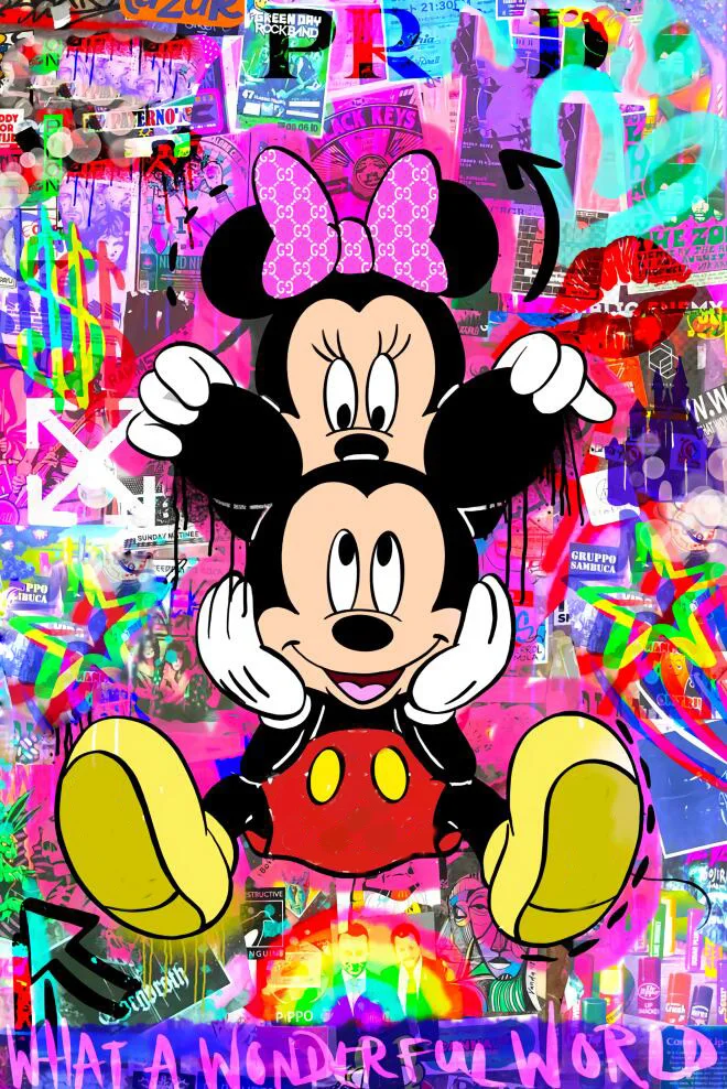 Pop Art Minnie Mouse