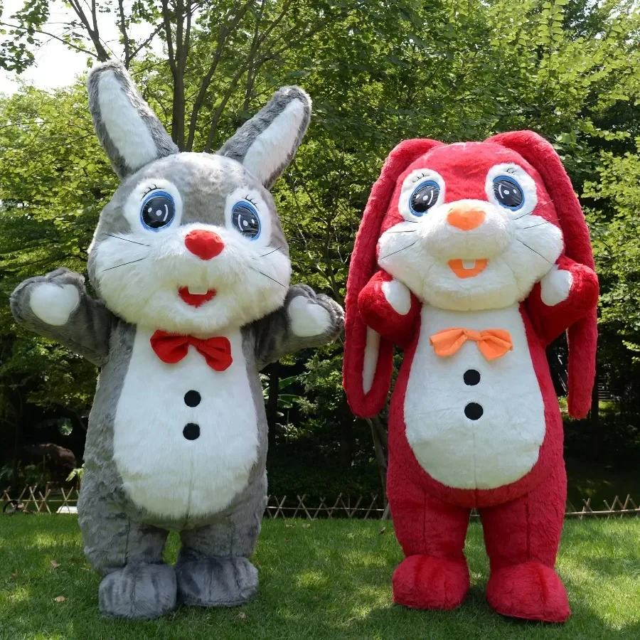 Inflatable-Bunny-Costumes-Mascot-Plush-Halloween-Rabbit-Cosplay-Blow-Up ...