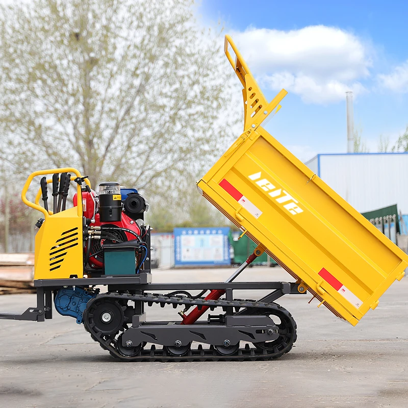 High-Efficiency-800kg-Carrier-Mini-Dumper-Recruit-Agent-Mini-Crawler ...