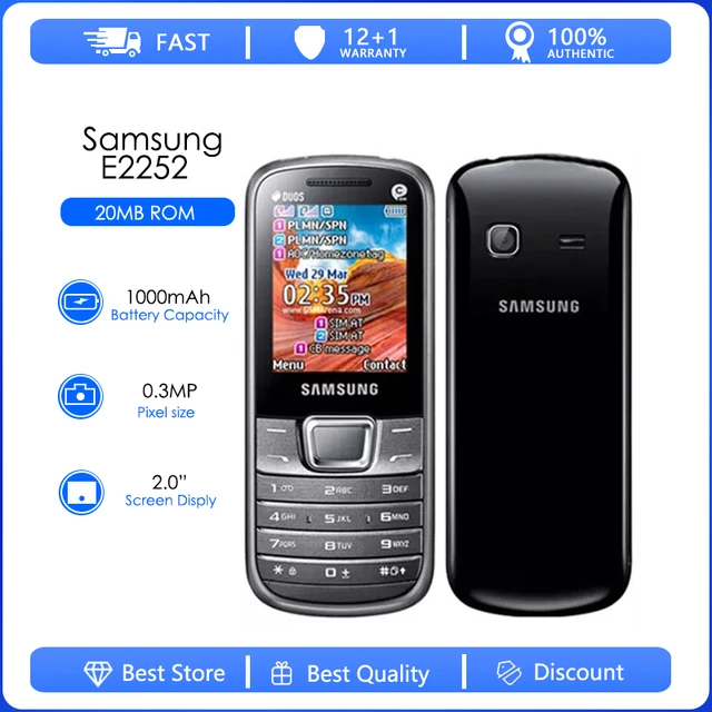 Samsung E2202 Specifications