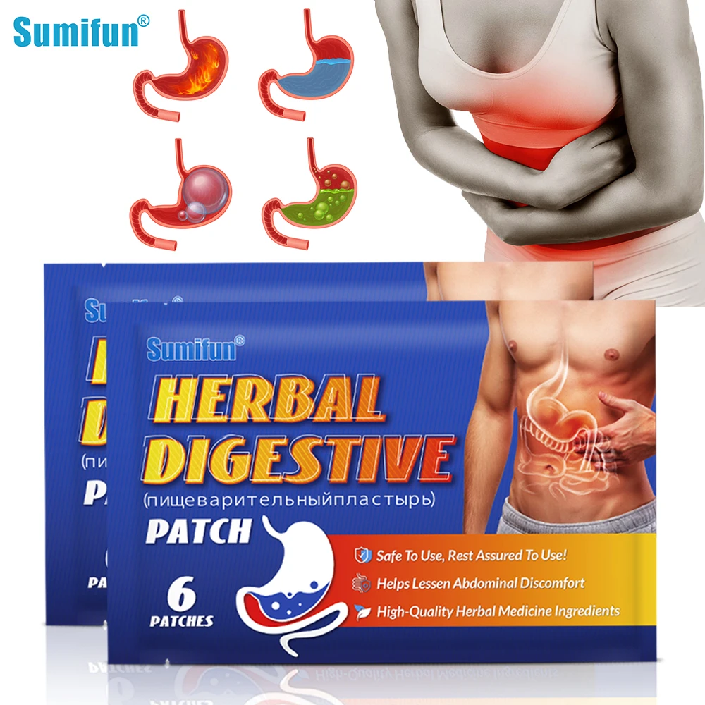 12pcs-2bags-Stomach-Pain-Relief-Patch-Relieve-Indigestion-Diarrhea ...
