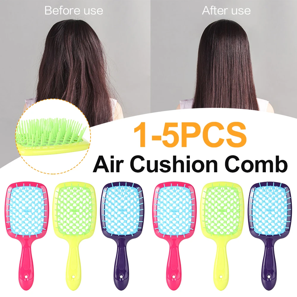 1-5PCS-Air-Cushion-Comb-Tangled-Hair-Comb-Hair-Brush-Massage-Anti ...