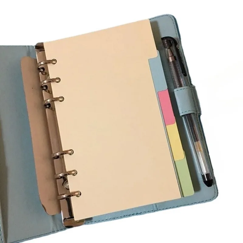 5-Sheets-set-Pink-Purple-Paper-Index-Divider-A5-A6-Notebook-Paper ...