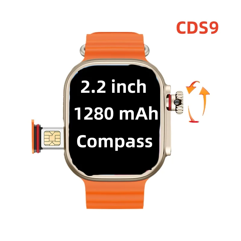 S9 ultra android relógio inteligente 4g wifi smartwatch com 2.2 ...