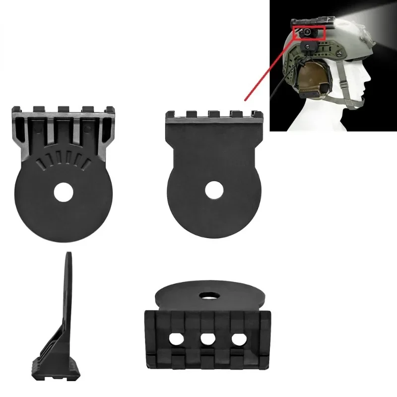 Tactical-Flashlight-Helmet-Mount-Mounting-Kit-Platform-Tactical-Headset ...
