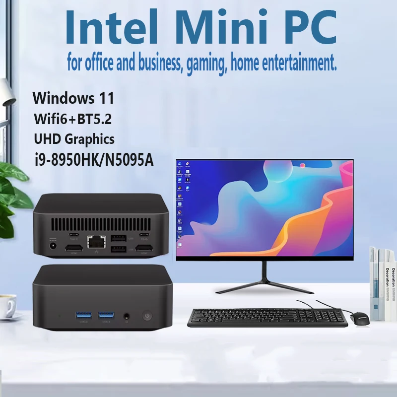 Small-Pocket-Mini-PC-Windows-11-Intel-Core-N5095A-i9-8950HK-Desktop-Pc ...
