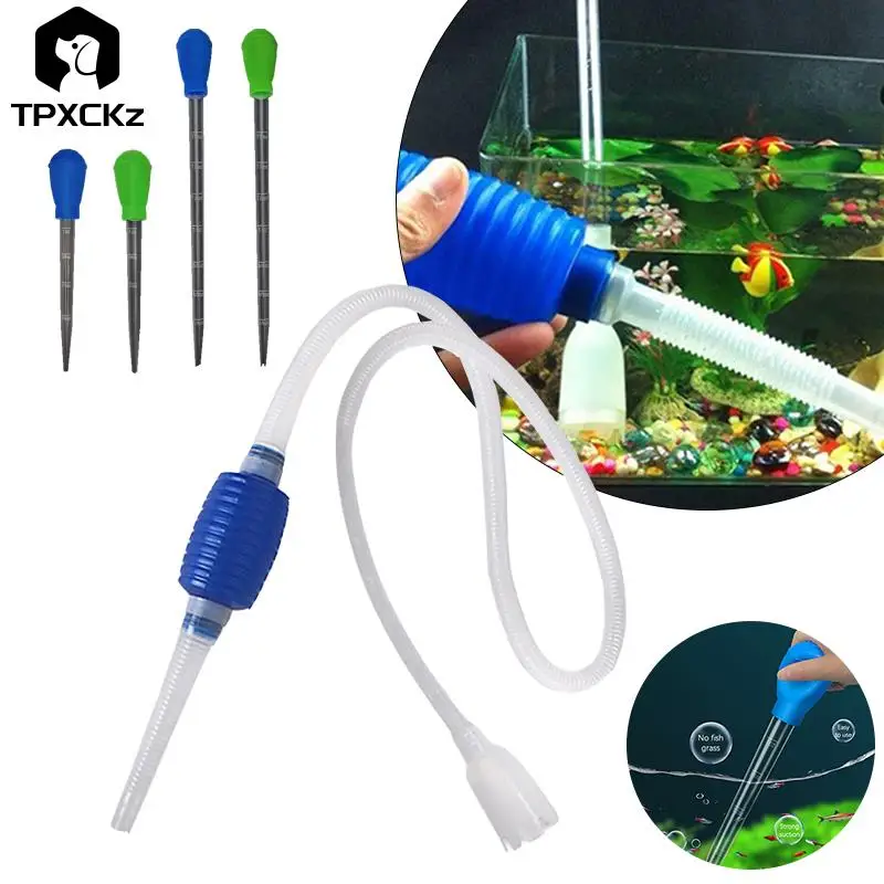 1pcs-Aquarium-Siphon-Fish-Tank-Syphon-Vacuum-Cleaner-Pump-Semi ...