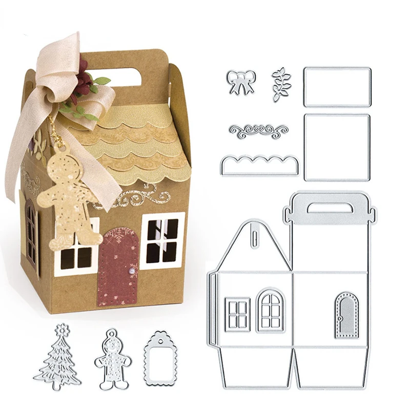 Metal Steel House Cutting Die | Carbon Steel Craft Decoration | House ...