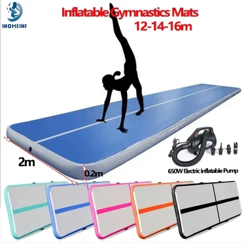 12m-14m-16m-Air-Track-Inflatable-Gymnastics-Mat-20cm-Training-Artistic ...