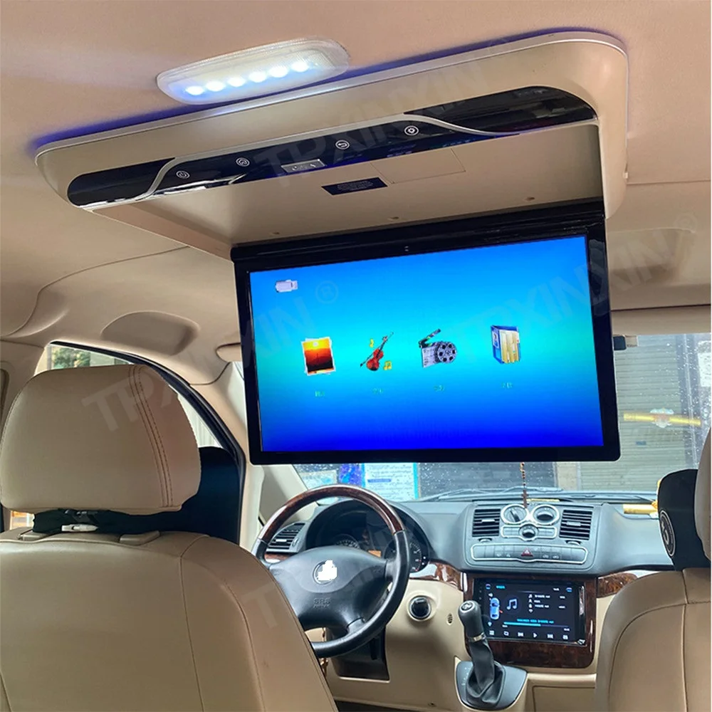 Monitor-de-montaje-en-techo-para-coche-reproductor-Multimedia-de-v-deo ...