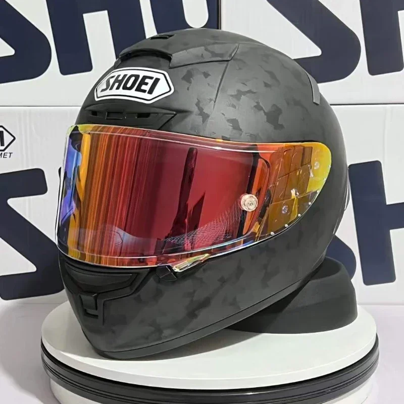 SHOEI-X-14-Helmet-Imitation-Carbon-Fiber-X-Fourteen-X-Spirit-III-Full ...