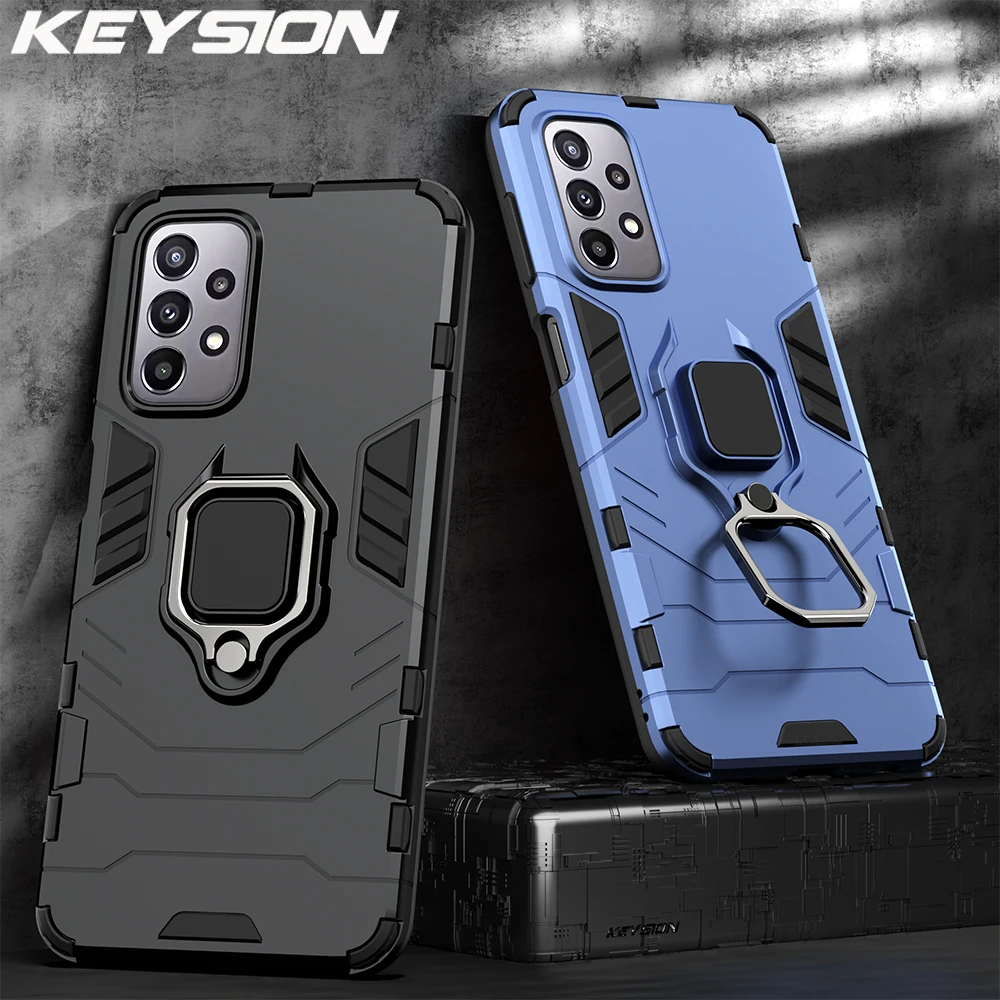 KEYSION-Shockproof-Armor-Case-for-Samsung-A23-5G-A13-4G-Silicone-PC ...