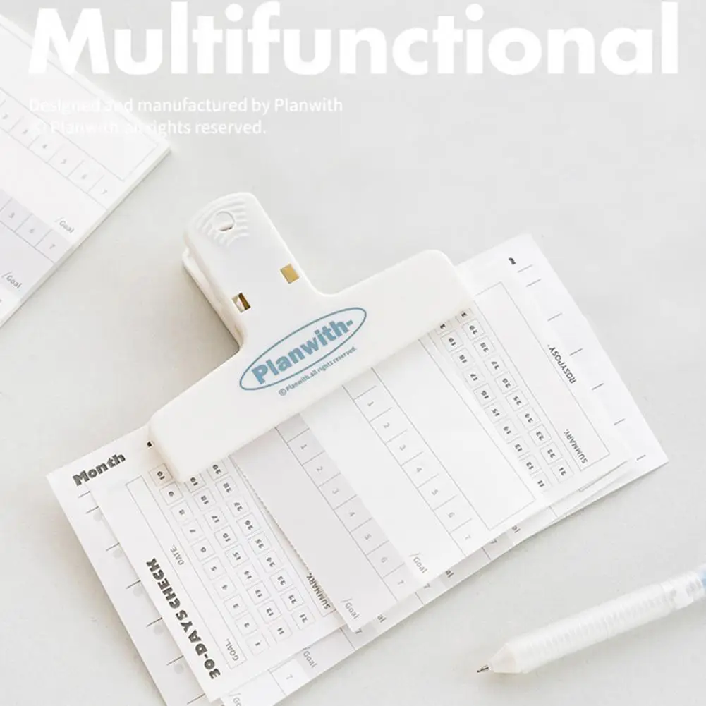 Data Folder Eye-catching Note Clip Plastic Wide Application Useful ...