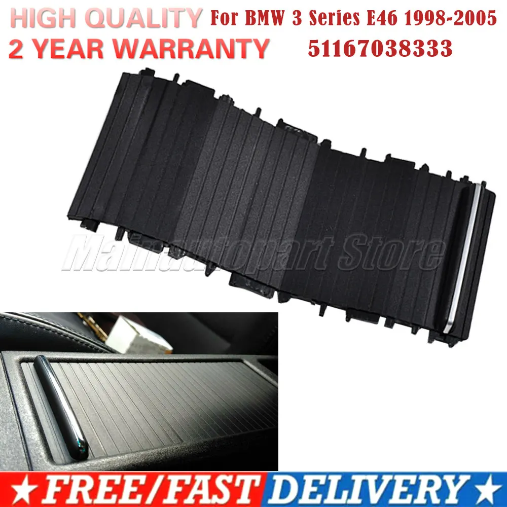 Car Center Console Sliding Shutters 51167038333 Cup Holder Roller Blind ...