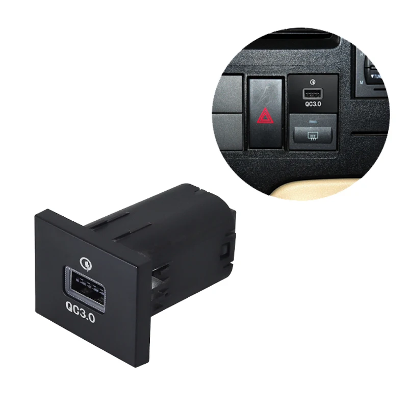 Car-Electronics-Accessories-Fast-Charge-Adapter-USB-QC3-0-Interface ...