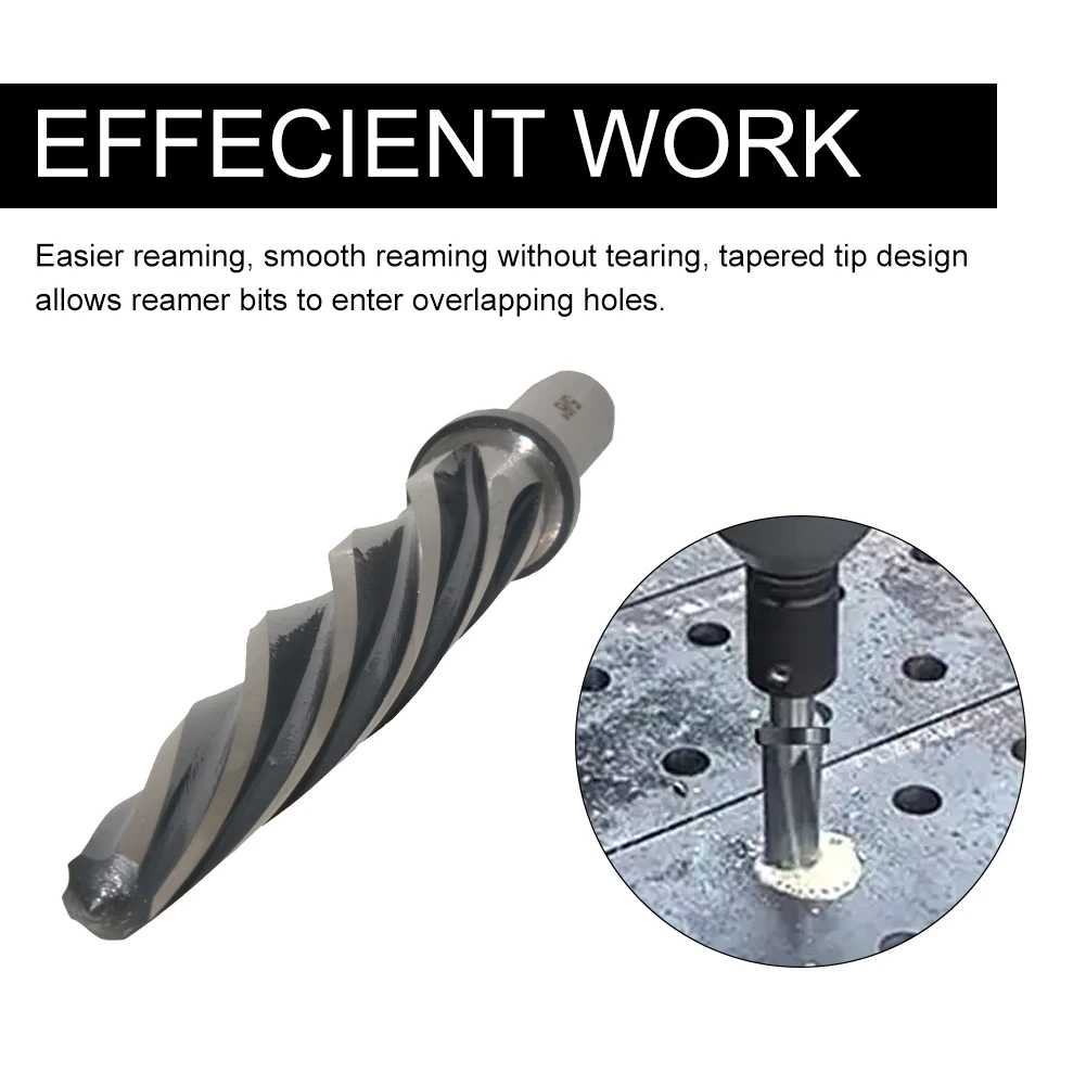 5/8 Inch Bridge Tapered Reamer 1/2 Inch Shank Spiral Flute Drill Bit ...