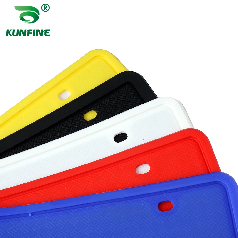 Multi-color-One-Pair-American-Silicone-License-Plate-Frame-Front-Back ...