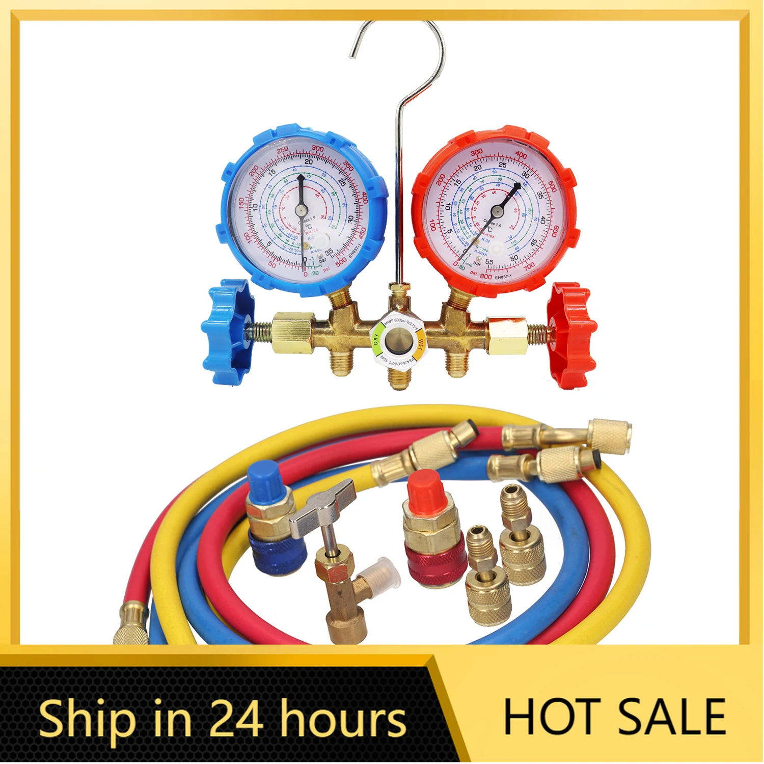 R410A-R134a-R32-R404A-AC-Manifold-Gauge-Set-3-Way-Automotive-Hoses ...