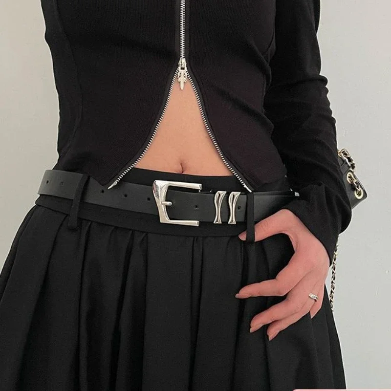 Trendy INS Style Women Belt with Alloy Needle Buckle Three Color ...