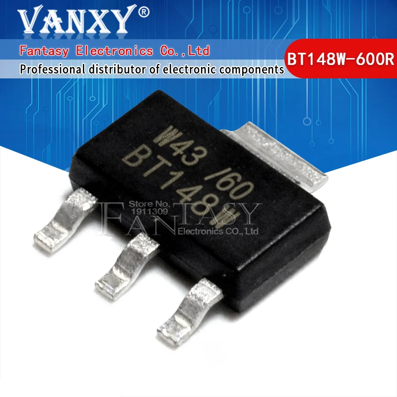 10pcs-BT148W-600R-400R-500R-800R-BT148W-600-SOT-223-BT148W-500-BT134W ...