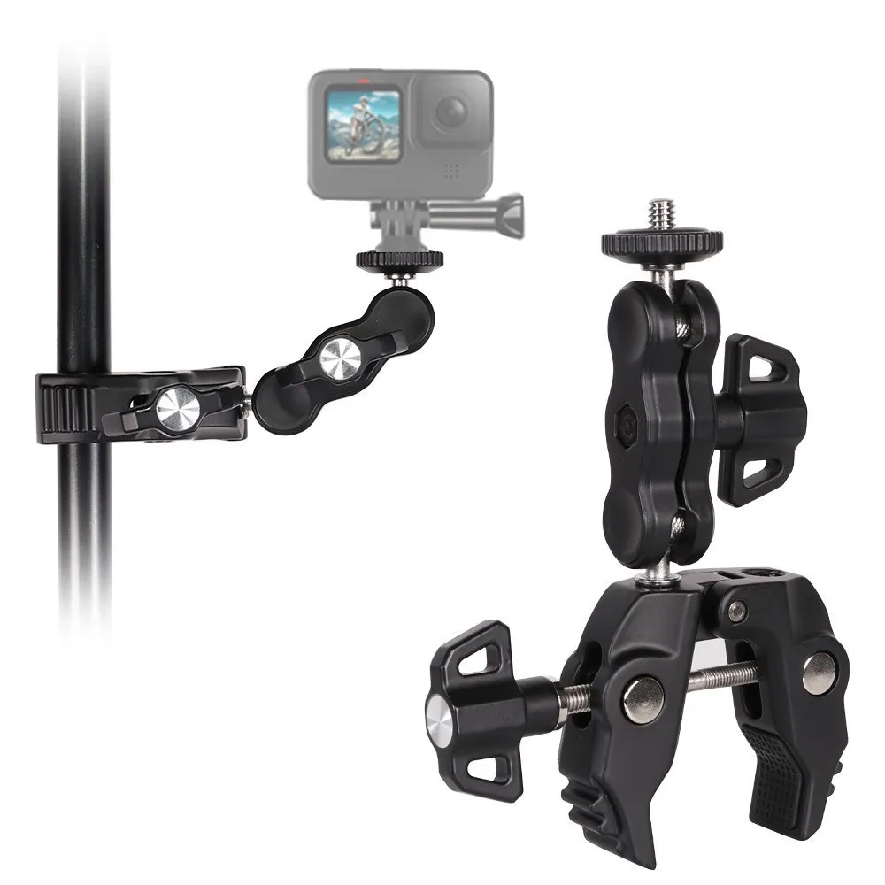 Camera-Super-Clamp-Super-Clamp-Camera-Mount-Monitor-360-Adjustable-Ball ...
