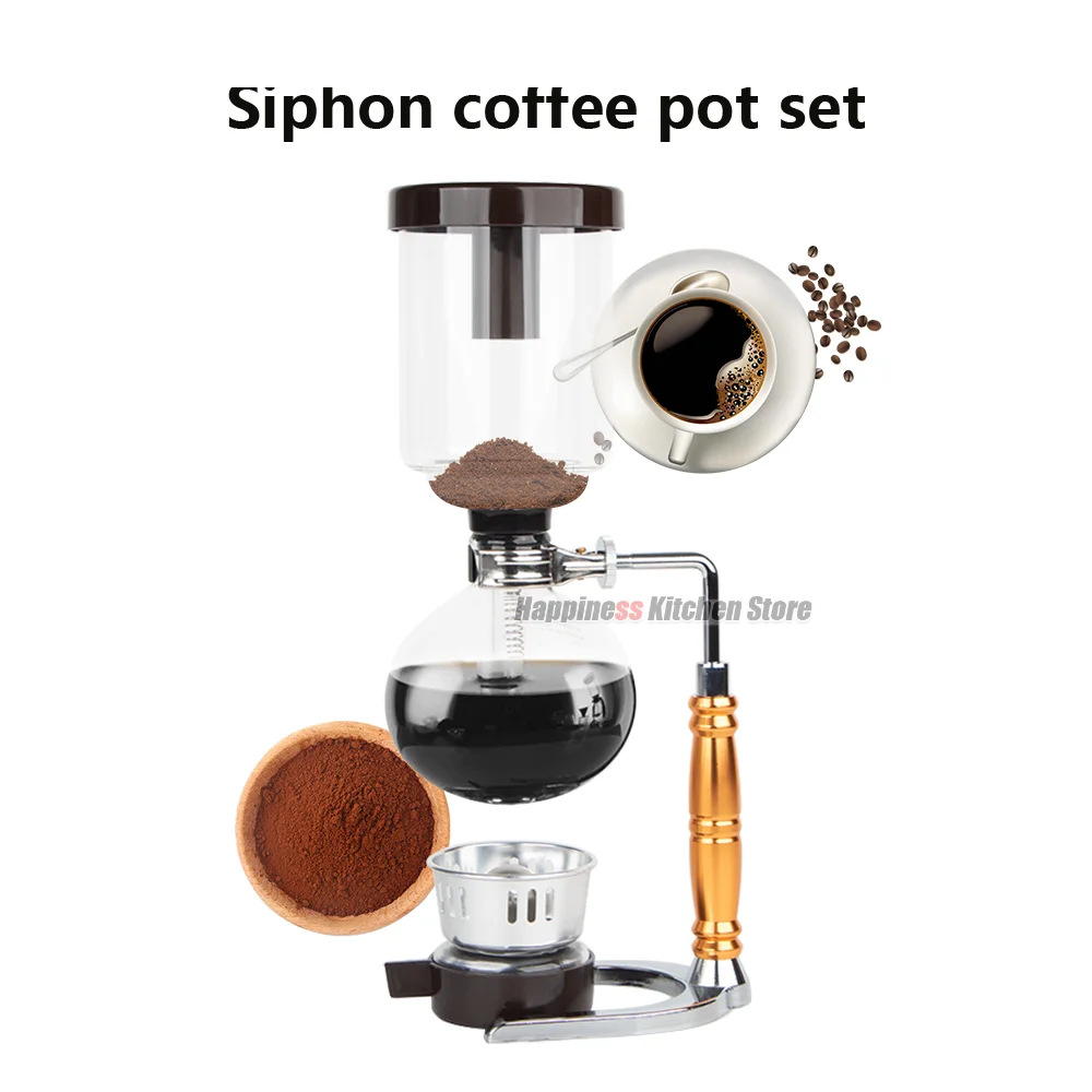 Siphon Coffee Maker Coffee Siphon Pot Glass Pot Espresso Pot Set With ...