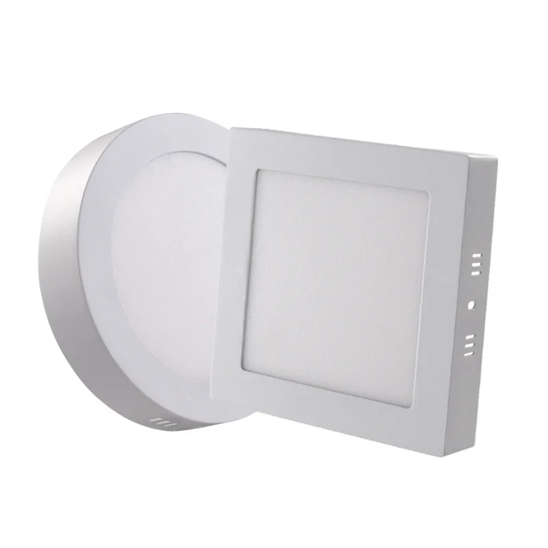 Luces-de-Panel-LED-cuadradas-redondas-ultrafinas-l-mpara-de-techo-de-6W ...