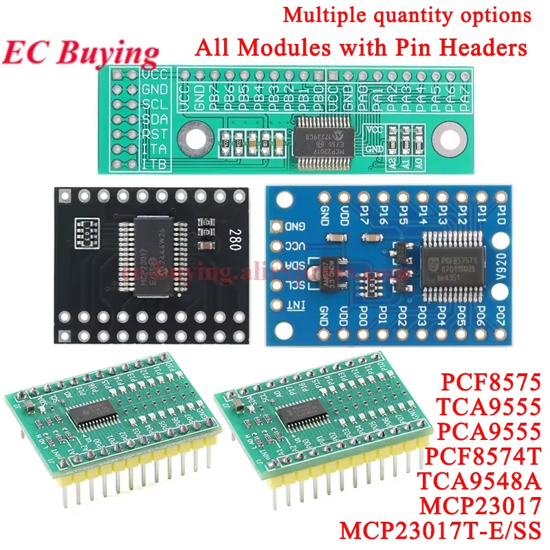 1pc-10Pcs MCP23017 PCF8575 TCA9555 PCA9555 TCA9548A 16bit Serial IO ...