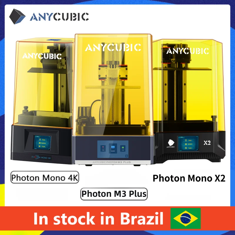 ANYCUBIC Impressora 3D Photon Mono X2 Mono 4K Mono 2 Photon M3 Plus Rápida Resina Impressoras 3d ...
