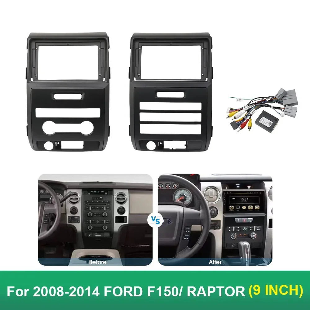 For-2008-2014-FORD-F150-RAPTOR-9INCH-LHD-Car-Radio-Fascias-Android-GPS ...