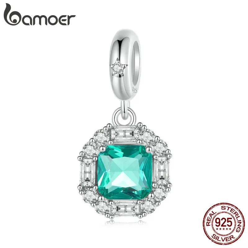 BAMOER-2024-New-925-Sterling-Silver-Mysterious-Green-Light-Charm-Beads-fit-Bracelet-Necklace ...