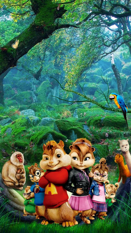 Alvin And The Chipmunks And The Chipettes Wallpaper