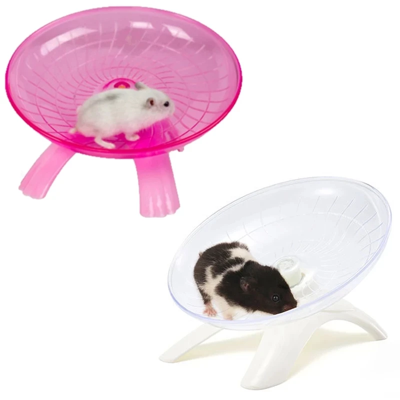Hamster-Toy-Pet-Mouse-mice-Running-Wheel-Mute-Flying-Saucer-Axle-Wheel ...