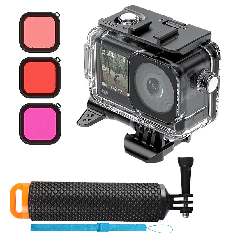 Wasserdichtes-Geh-use-f-r-Dji-Osmo-Action-5-Pro-3-4-Unterwasser-Tauch ...