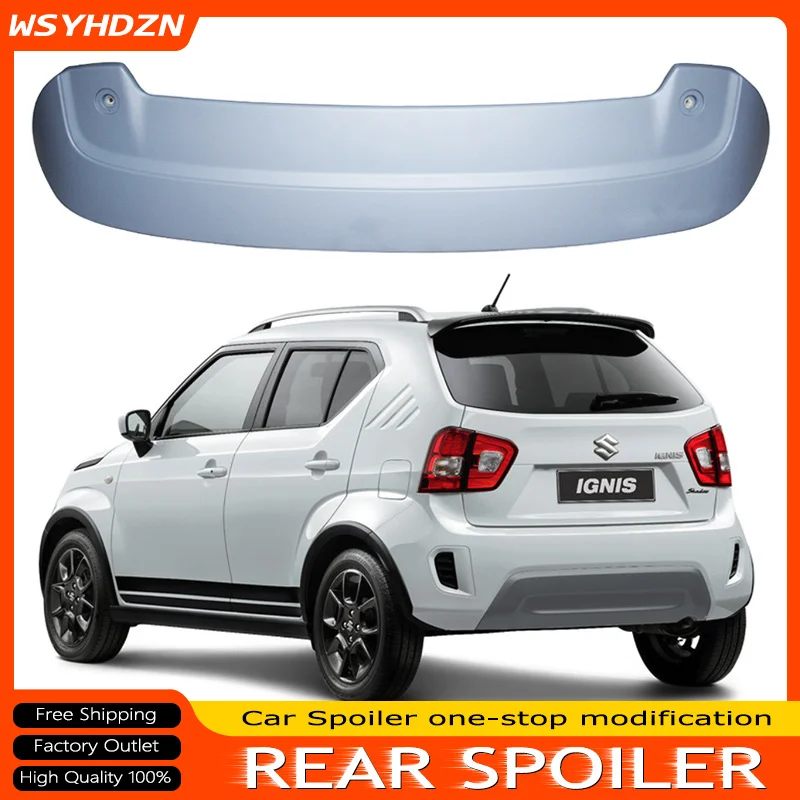 For-Suzuki-IGNIS-Roof-Spoiler-ABS-Plastic-Material-Rear-Trunk-Spoiler ...