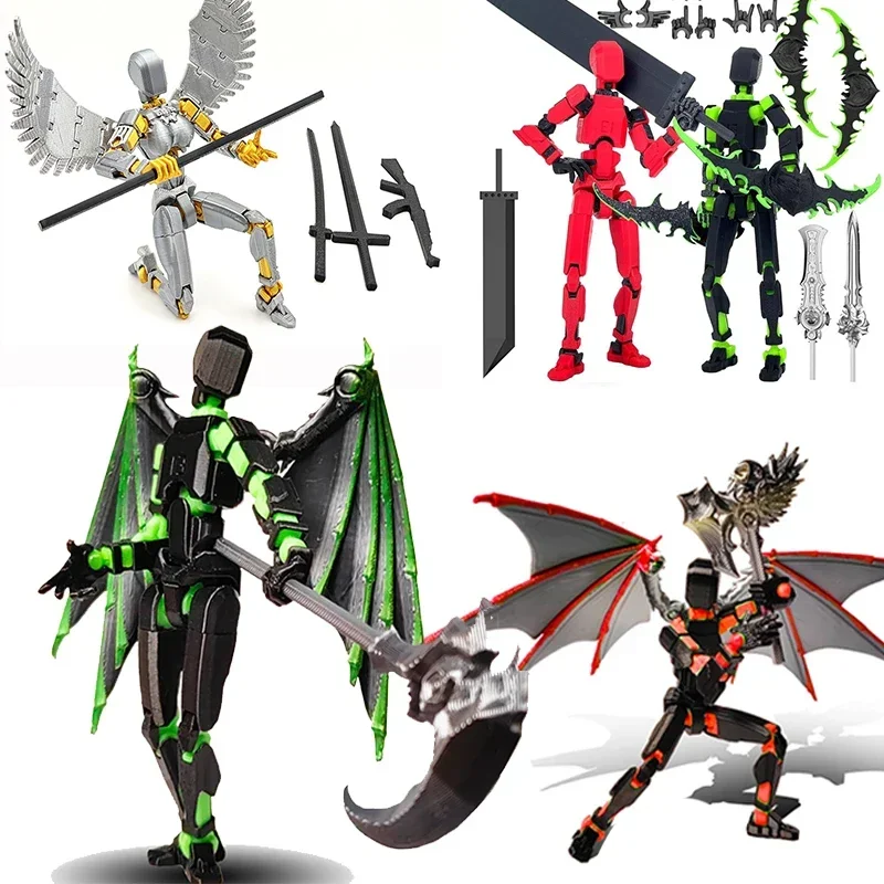 DIY-Lucky-13-Figure-Toys-Dummy-3D-Printed-Movable-Shapeshift-Robot ...