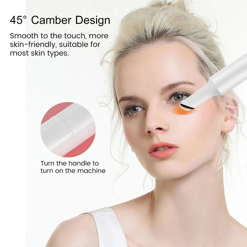 Mini masseur pour les yeux à vibration électrique,anti-âge,déformable ...