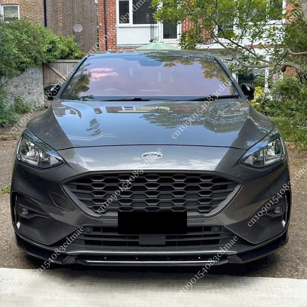 Maxton Style Front Splitter For Ford Focus ST/ST-Line Mk4 2018-2021 ...