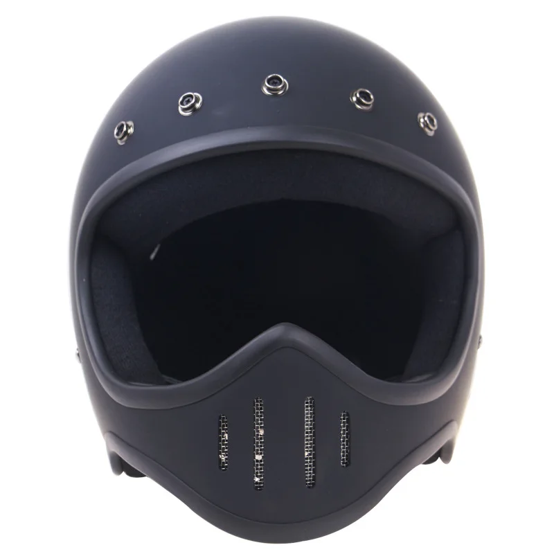 Japanese Style Full Face Helmet Capacete Personality Thompson Vintage ...