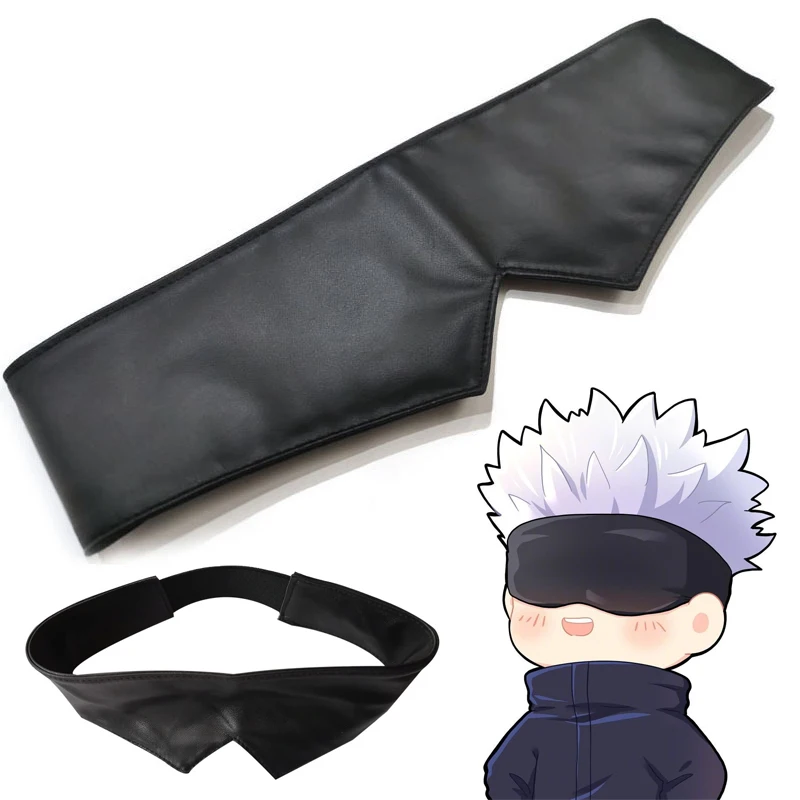 Jujutsu-Kaisen-Satoru-Gojo-Sleep-Eye-Mask-Cartoon-Anime-CosPlay-Costume ...