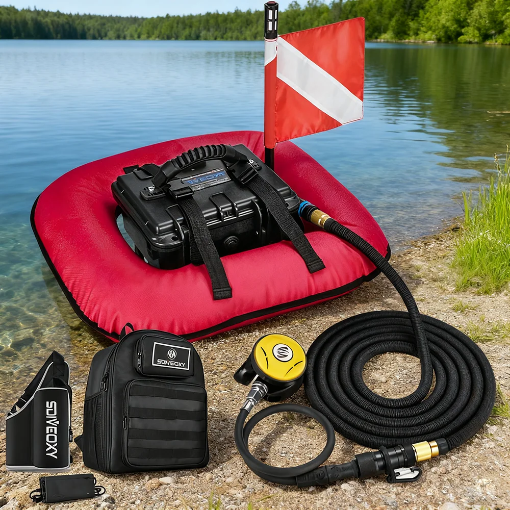 70 Min Diving Ventilator Tankless Scuba Diving System with Rechargeable ...