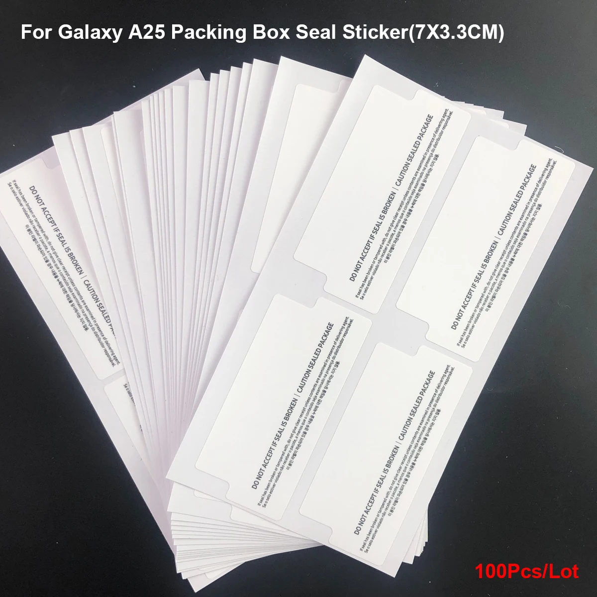 100PCS-Box-Seal-Resealed-Label-Sticker-For-Samsung-Galaxy-A25-Wrap ...